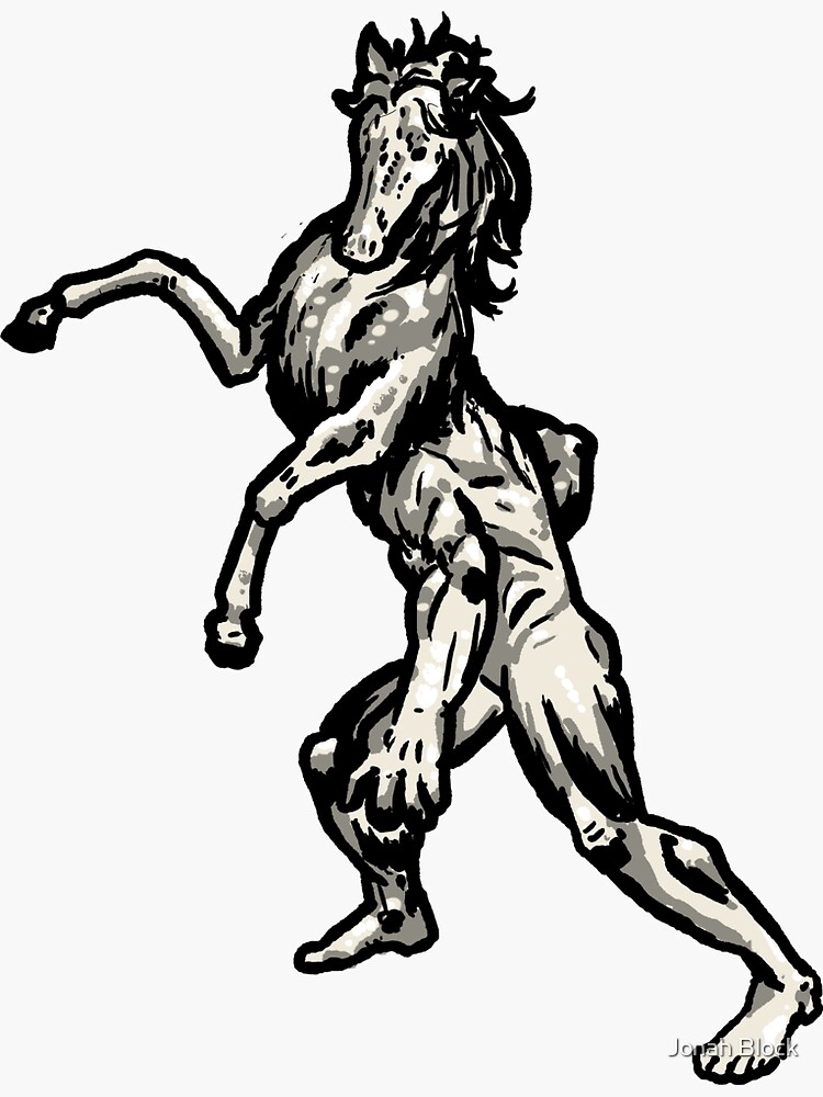 "Reverse Centaur" Sticker for Sale by biotwist | Redbubble