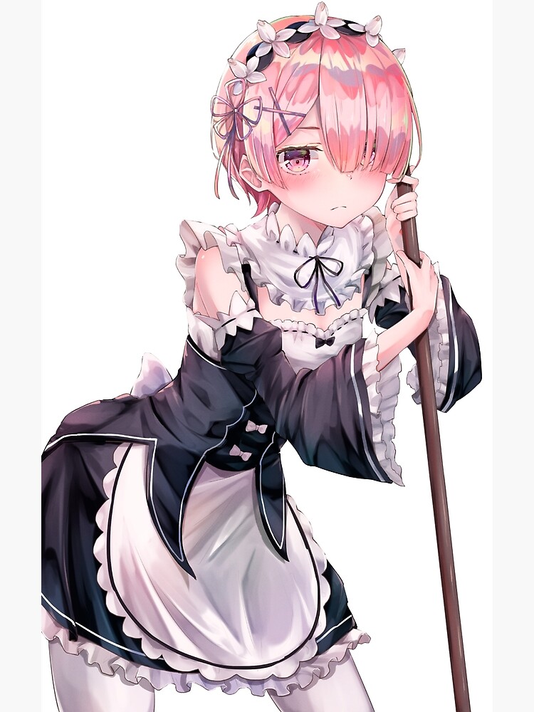 Sexy Ram Waifu Cute Kawaii Re Zero Lewd Anime Rz Girl Art Print For