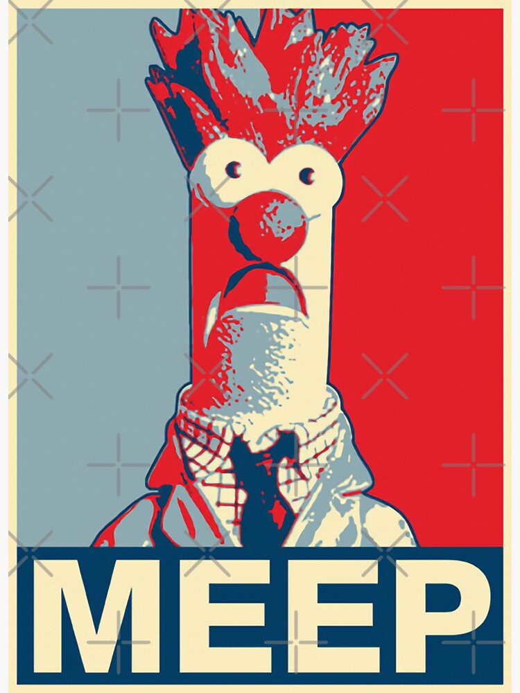 "Beaker Meep Pop Art" Sticker for Sale by harschhiersa | Redbubble