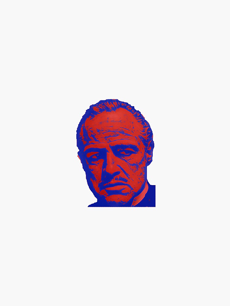 "Let's Go Brando Face" Sticker for Sale by LaserKids | Redbubble