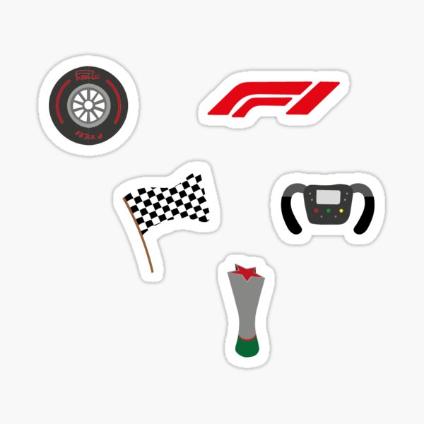 "f1 " Sticker for Sale by wicapawla | Redbubble