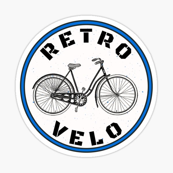 "Retro Velo | Velo | Cycling" Sticker for Sale by mattades | Redbubble