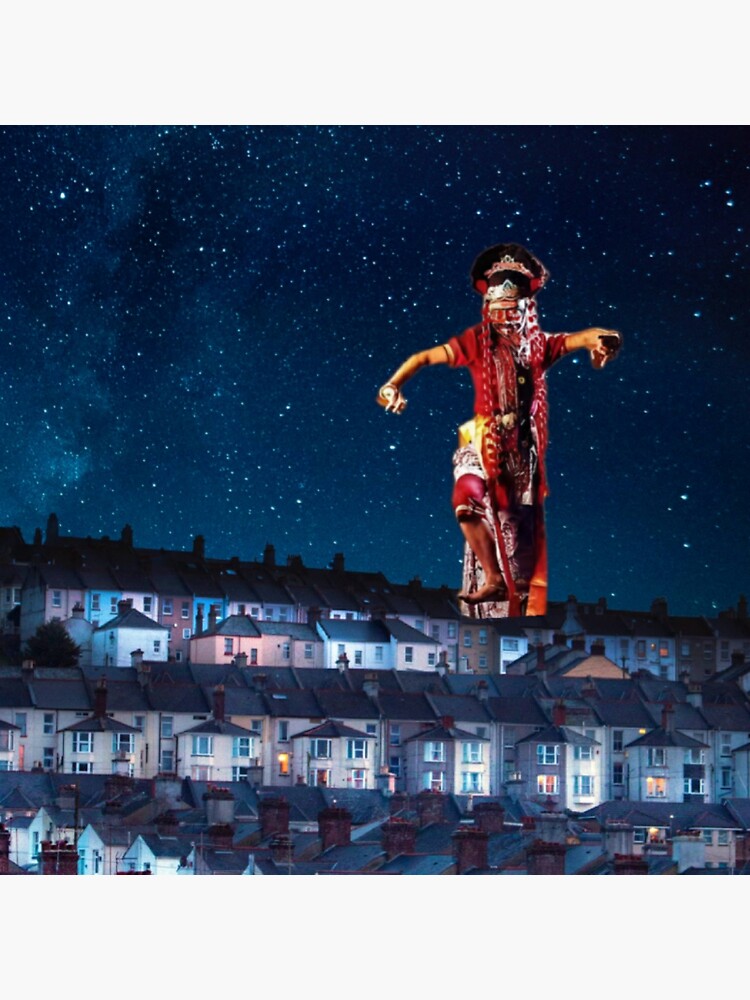 "Traditional Dancing From Indonesia "Rahwana Mask Dancing"" Sticker for ...