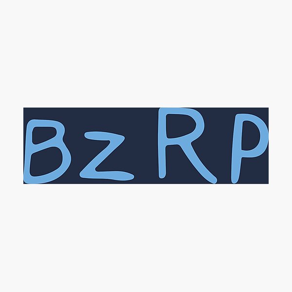 "Bizarrap (BZRP) productor musical logo" Photographic Print for Sale by ...