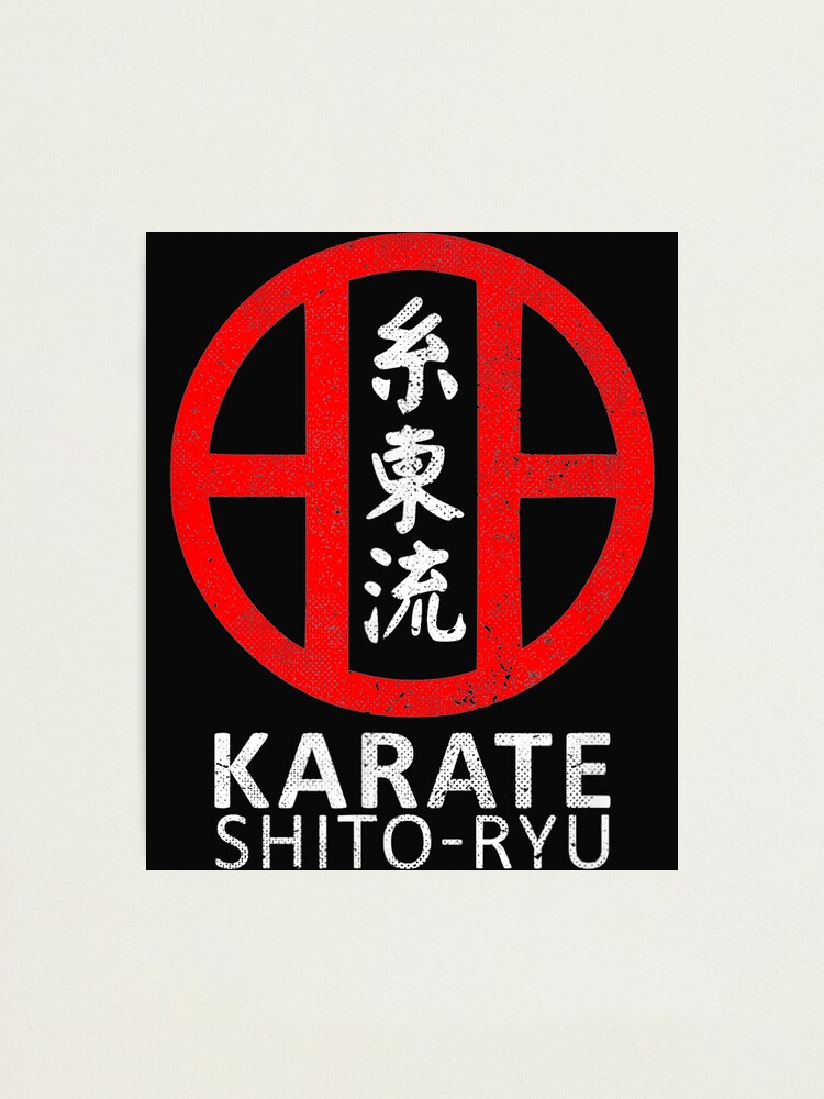 "Shito Ryu Karate Logo Symbol Kanji Japan Martial Art Vintage ...