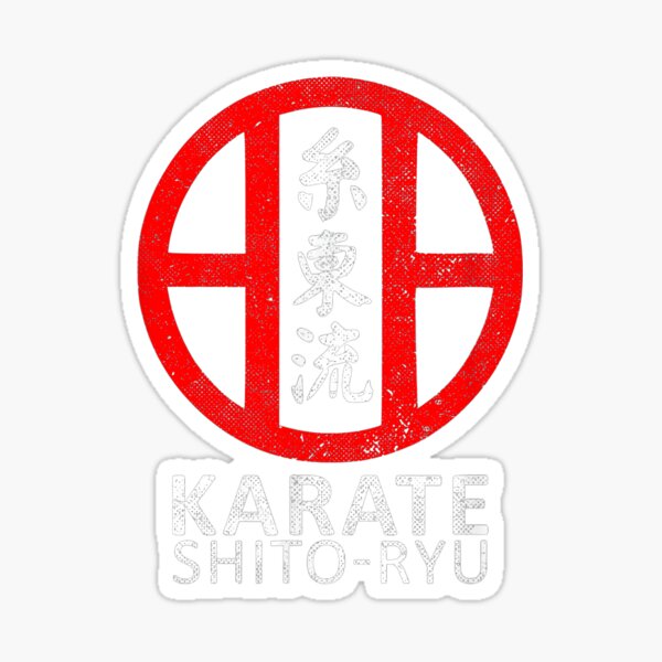 "Shito Ryu Karate Logo Symbol Kanji Japan Martial Art Vintage " Sticker ...