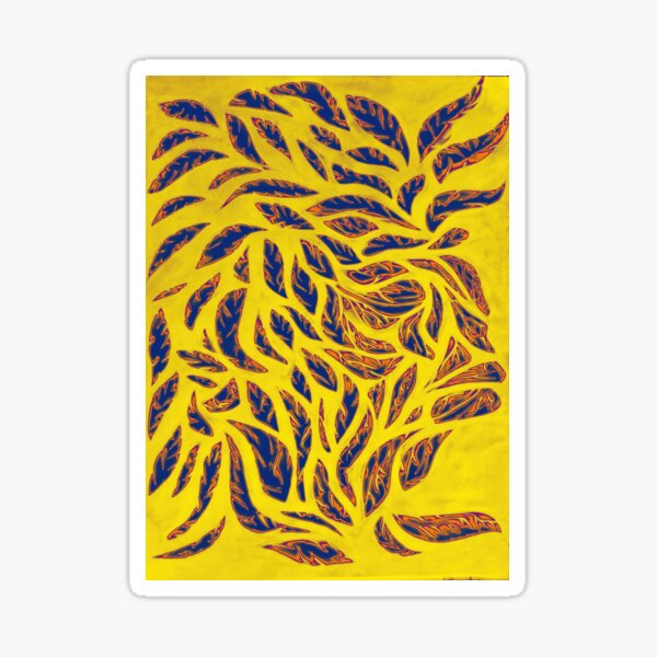 "Yellow Peril" Sticker for Sale by Deoarts | Redbubble
