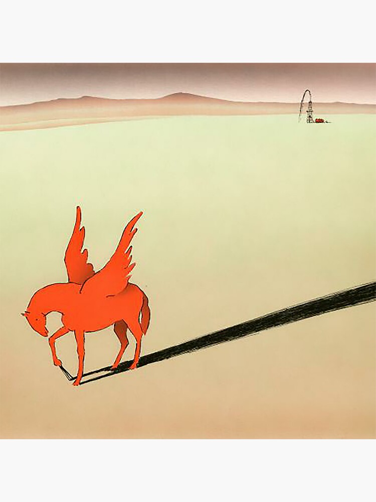 "pegasus red" Sticker for Sale by alvertacole | Redbubble