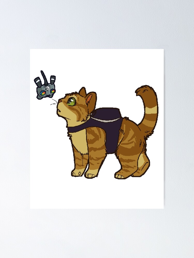 "stray game lala cat" Poster for Sale by onlydrawning | Redbubble