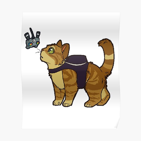 "stray game lala cat" Poster for Sale by onlydrawning | Redbubble