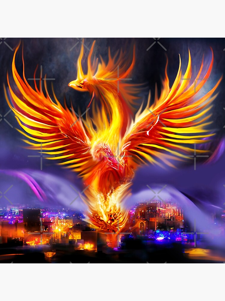 "Phoenix Over Phoenix" Poster for Sale by frigamribe88 | Redbubble