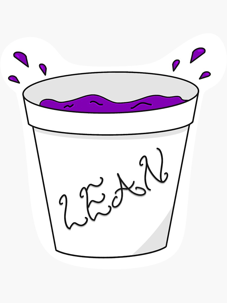 "Lean cup" Sticker for Sale by VicFama | Redbubble
