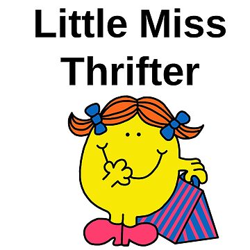 "Little Miss Thrifter" Sticker for Sale by abigaillyles | Redbubble