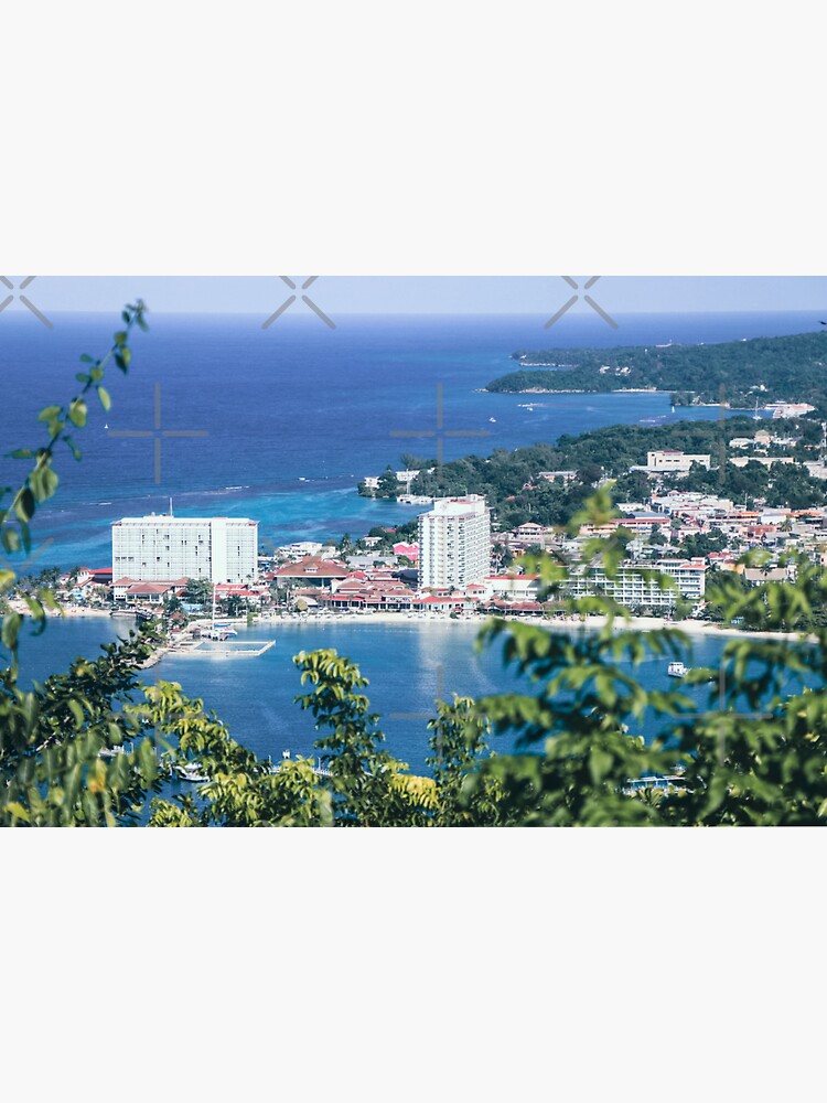 "view of ocho rios, jamaica" Sticker for Sale by JadianRicketts | Redbubble