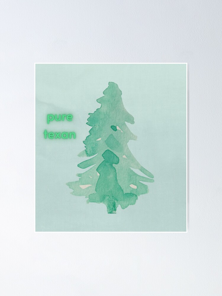 "Pure Texan- iconic designs" Poster for Sale by ayesha70 | Redbubble