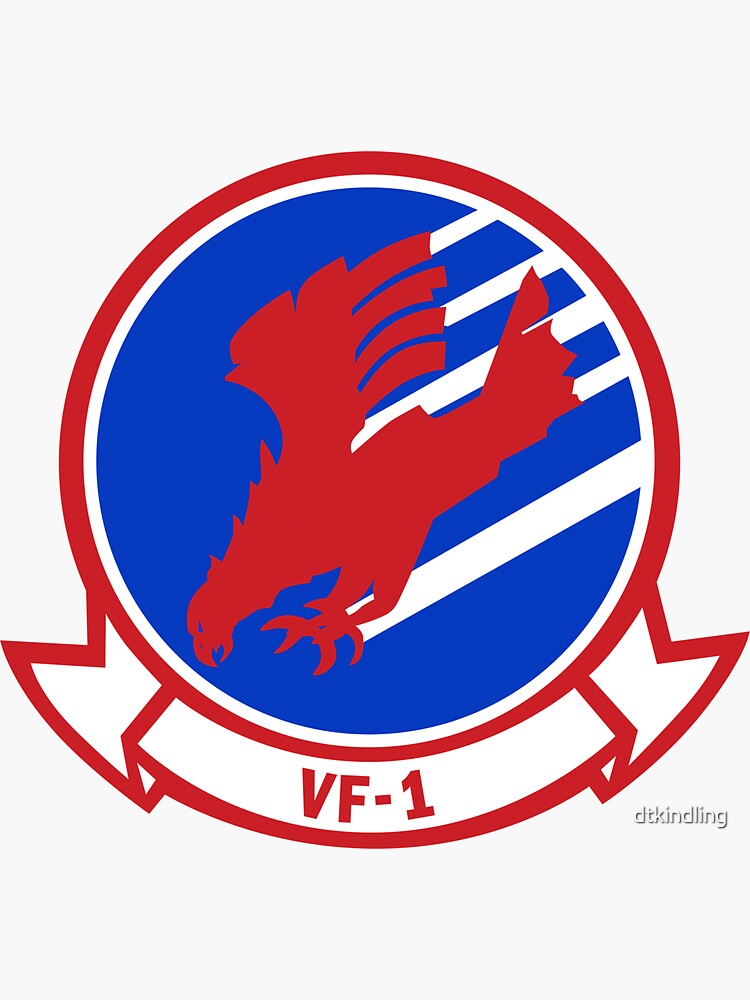 "VF-1" Sticker for Sale by dtkindling | Redbubble