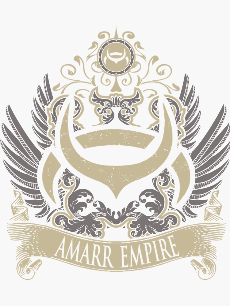 "AMARR EMPIRE - LIMITED EDITION " Sticker for Sale by FondueJr | Redbubble