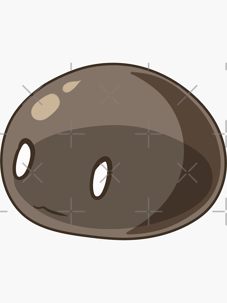 "Brown Slime Emote" Sticker for Sale by BBMarioni | Redbubble