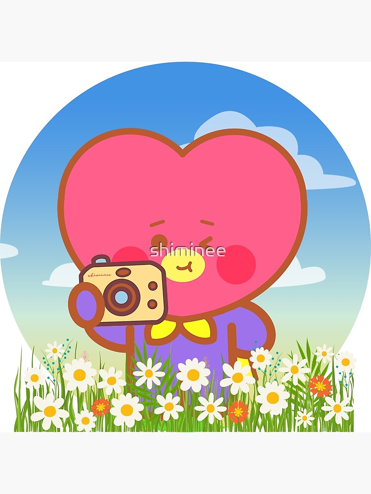 "Cute and Funny BTS BT21 Character Tata | Vante" Art Print for Sale by ...