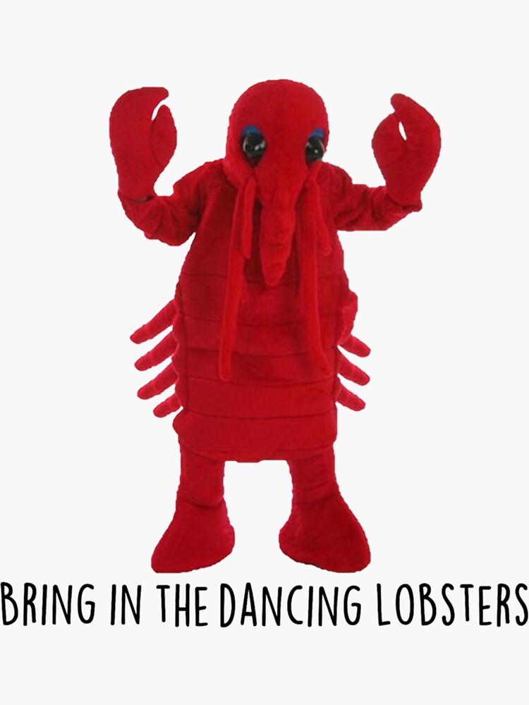 "Bring in the Dancing Lobsters! Amanda Show " Sticker for Sale by ...