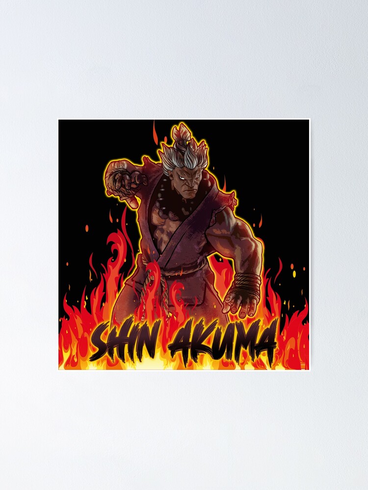 "Akuma Tekken" Poster for Sale by TheDedson | Redbubble