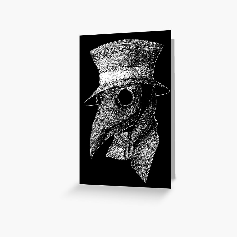 "Plague Doctor" Greeting Card for Sale by Xohu | Redbubble