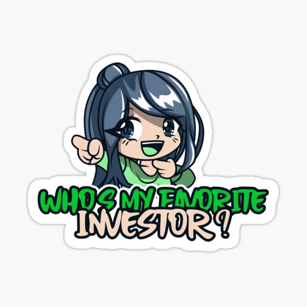 "Cute Girl - Favorite Investor" Sticker for Sale by KonNTinTin | Redbubble