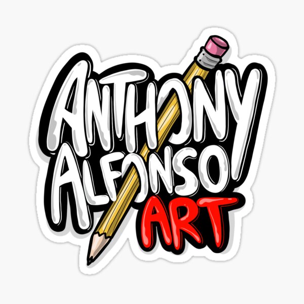 "AA-ART logo" Sticker for Sale by AA-Art | Redbubble