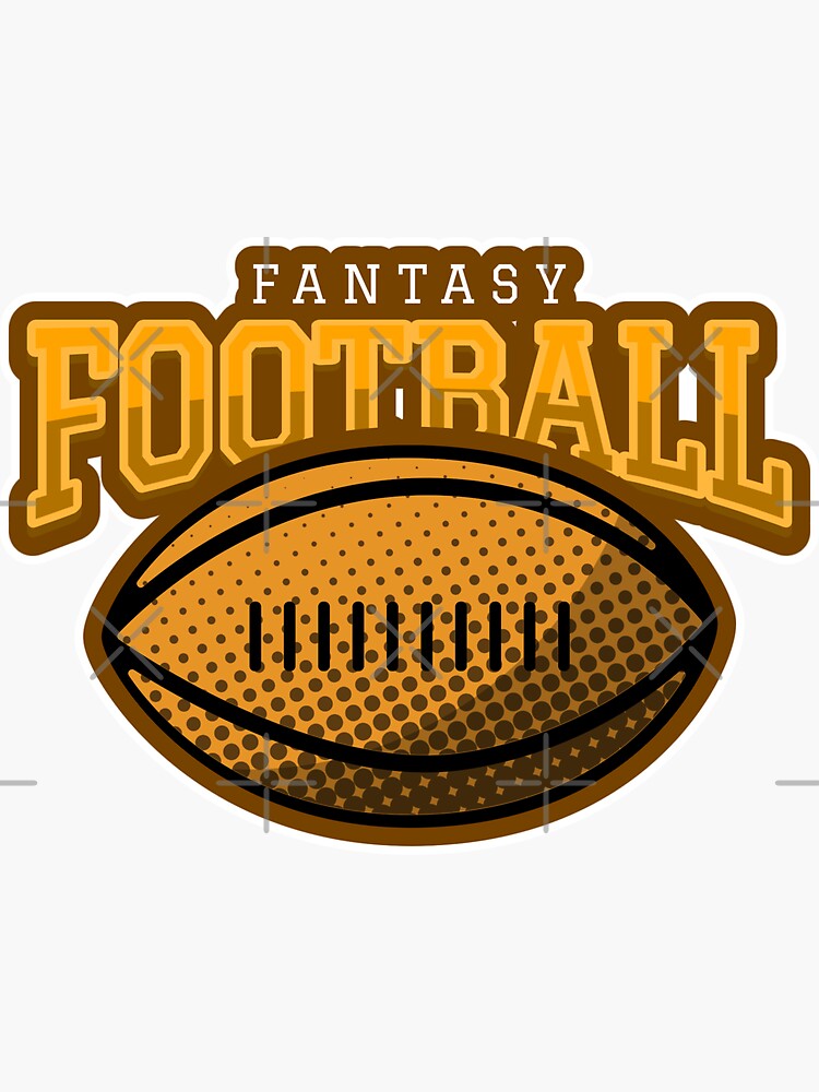 "Fantasy Football" Sticker for Sale by thejackalope83 | Redbubble