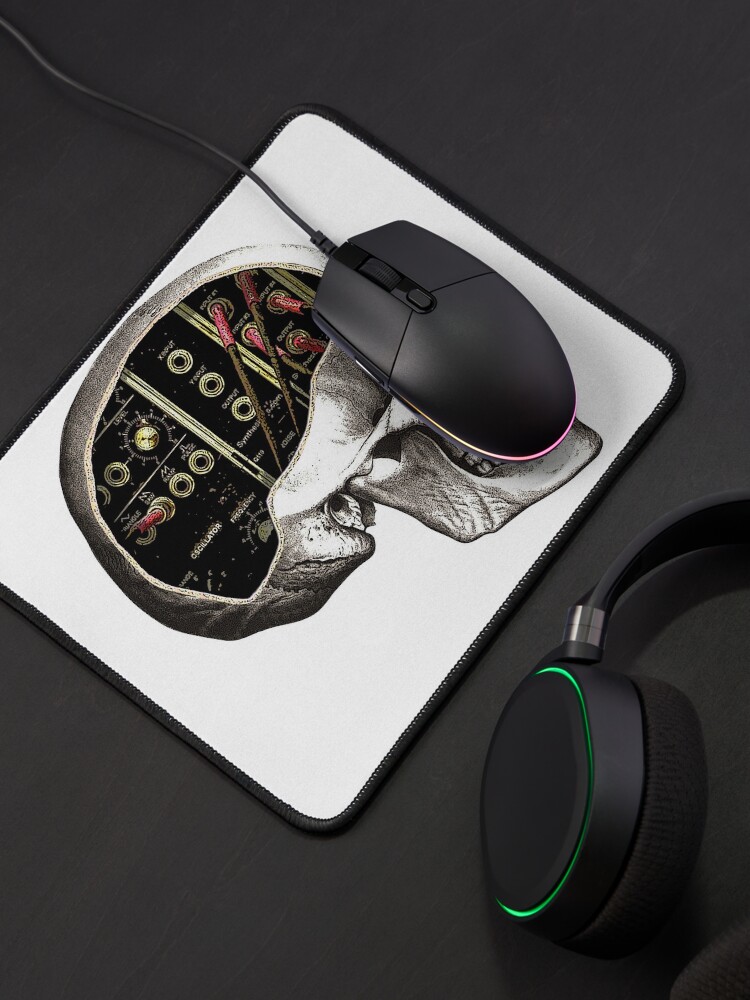 "Analog Modular Synthesizer Skull for Synth Nerd" Mouse Pad for Sale by ...