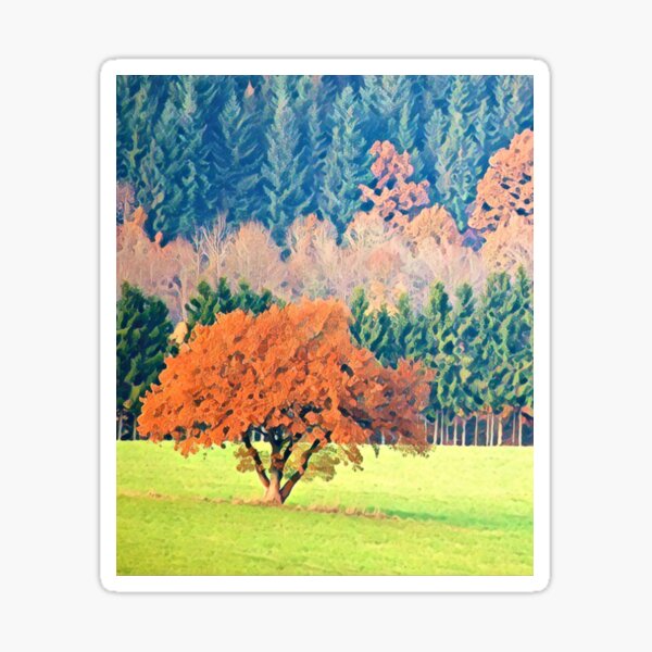 "Landscape " Sticker for Sale by ColorsCrafts | Redbubble