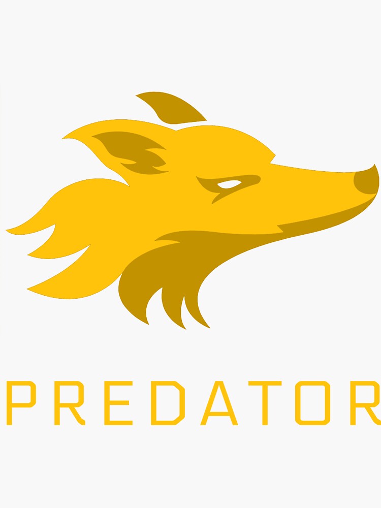 "PREDATOR" Sticker for Sale by Islom99 | Redbubble