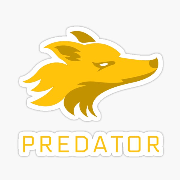 "PREDATOR" Sticker for Sale by Islom99 | Redbubble