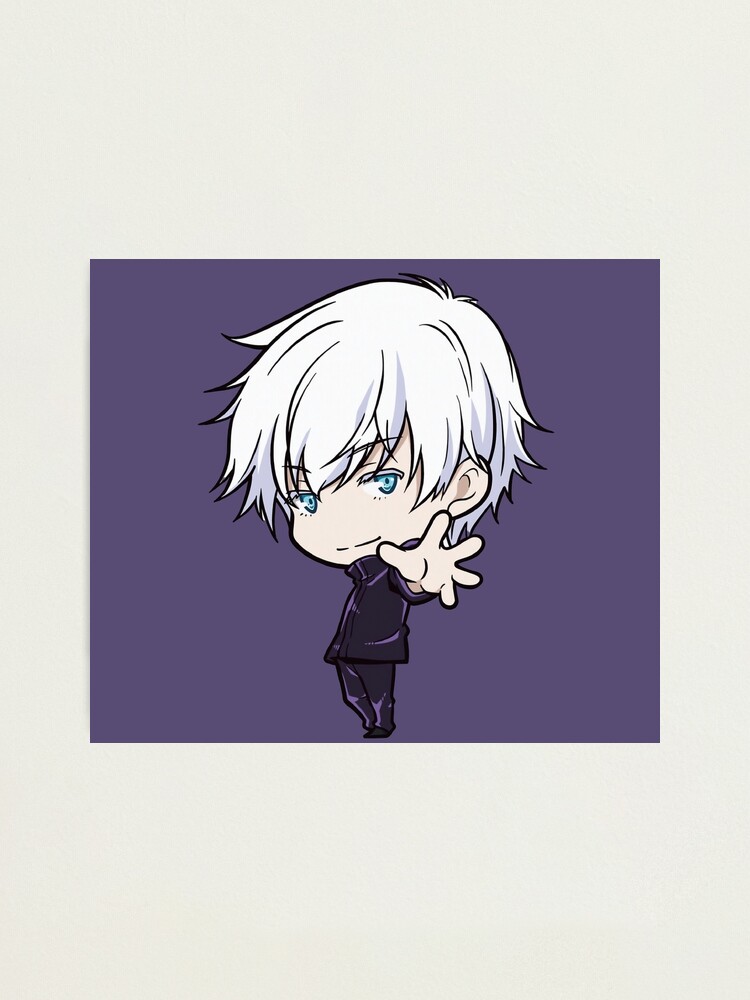 "Gojo Satoru Chibi with six eyes from Jujutsu Kaisen" Photographic ...