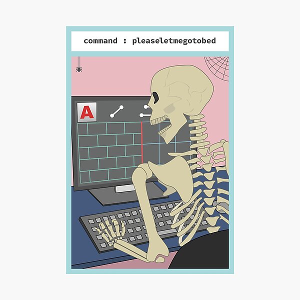 Lámina fotográfica «Autocad Skeleton Design para los amantes de los ...