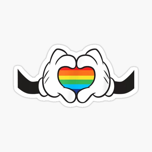 "Mouse Rainbow Hands- Limited Edition | Perfect Gift" Sticker for Sale ...