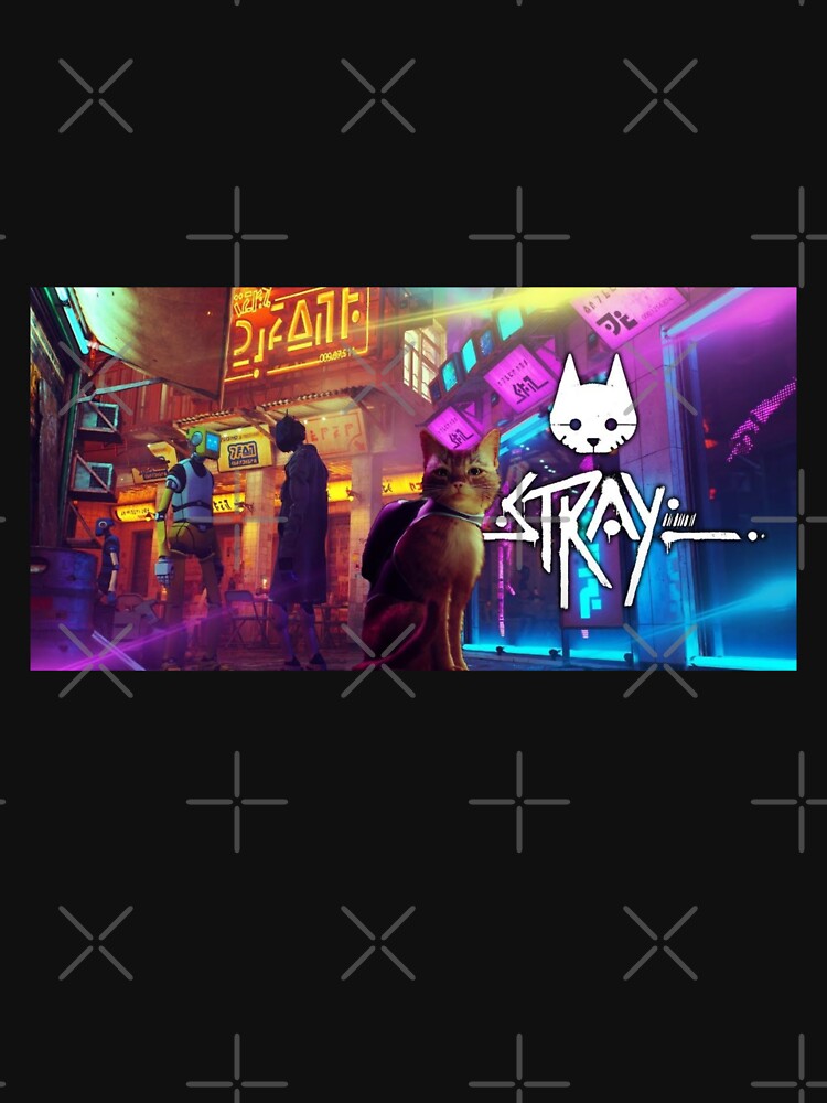 "Stray Cat Game ,stray logo" T-shirt for Sale by Zoon-shop | Redbubble ...