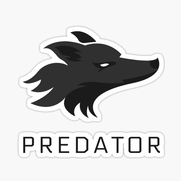 "PREDATOR" Sticker for Sale by Islom99 | Redbubble