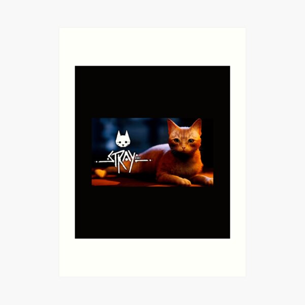 "Stray Cat Game ,stray logo" Art Print for Sale by Zoon-shop | Redbubble