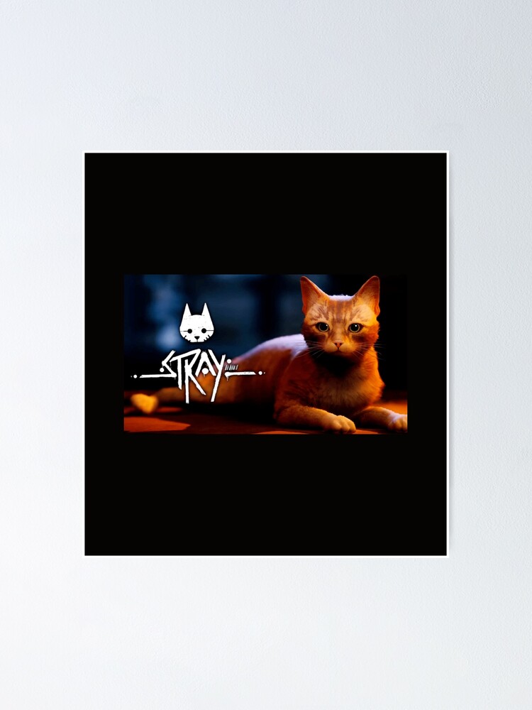 "Stray Cat Game ,stray logo" Poster for Sale by Zoon-shop | Redbubble