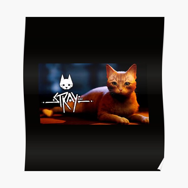 "Stray Cat Game ,stray logo" Poster for Sale by Zoon-shop | Redbubble