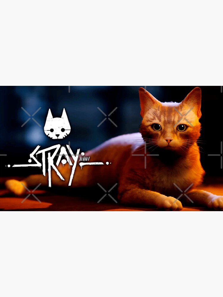 "Stray Cat Game ,stray logo" Sticker for Sale by Zoon-shop | Redbubble