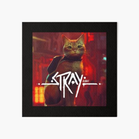 "Stray Cat Game ,stray logo" Art Board Print for Sale by Zoon-shop ...