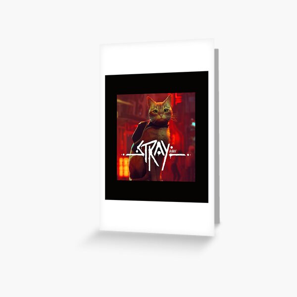 "Stray Cat Game ,stray logo" Greeting Card for Sale by Zoon-shop ...