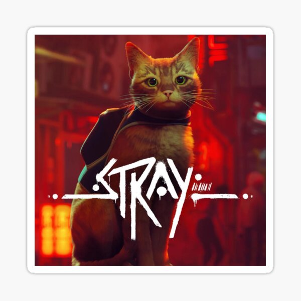 "Stray Cat Game ,stray logo" Sticker for Sale by Zoon-shop | Redbubble