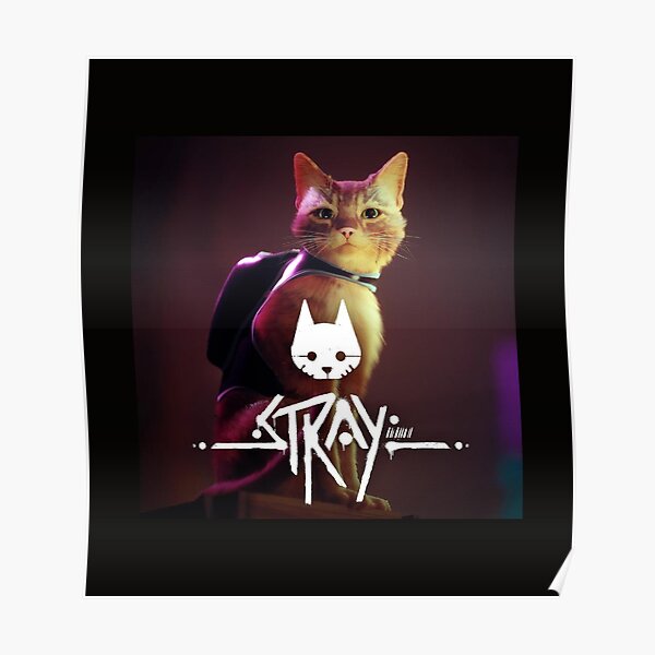 "Stray Cat Game ,stray logo" Poster for Sale by Zoon-shop | Redbubble