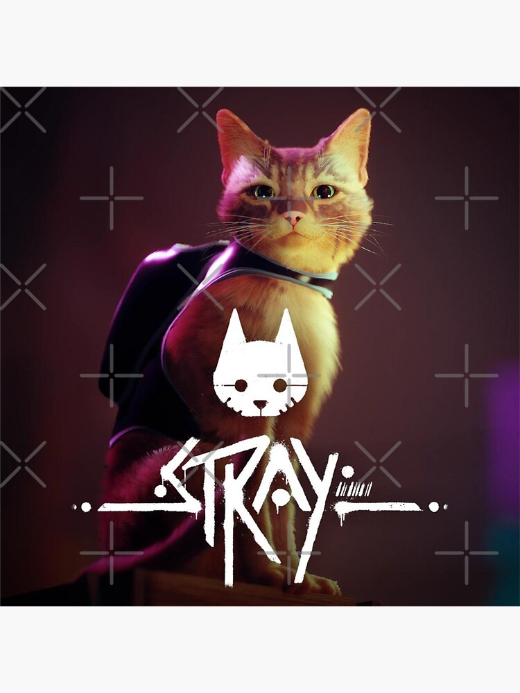 "Stray Cat Game ,stray logo" Sticker for Sale by Zoon-shop | Redbubble