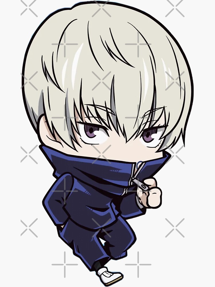Pegatina «Toge Inumaki Cute Adorable Chibi de Jujutsu Kaisen» de ...