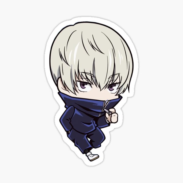Pegatina «Toge Inumaki Cute Adorable Chibi de Jujutsu Kaisen» de ...