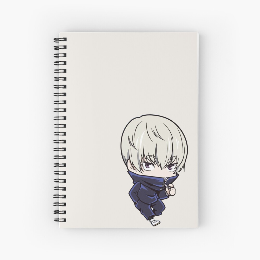"Toge Inumaki Cute Adorable Chibi from Jujutsu Kaisen" Spiral Notebook ...